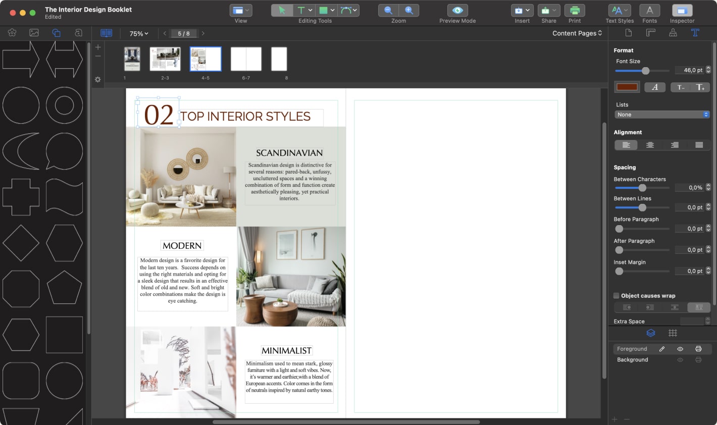 Design Your Booklet with Ease | Swift Publisher for Mac