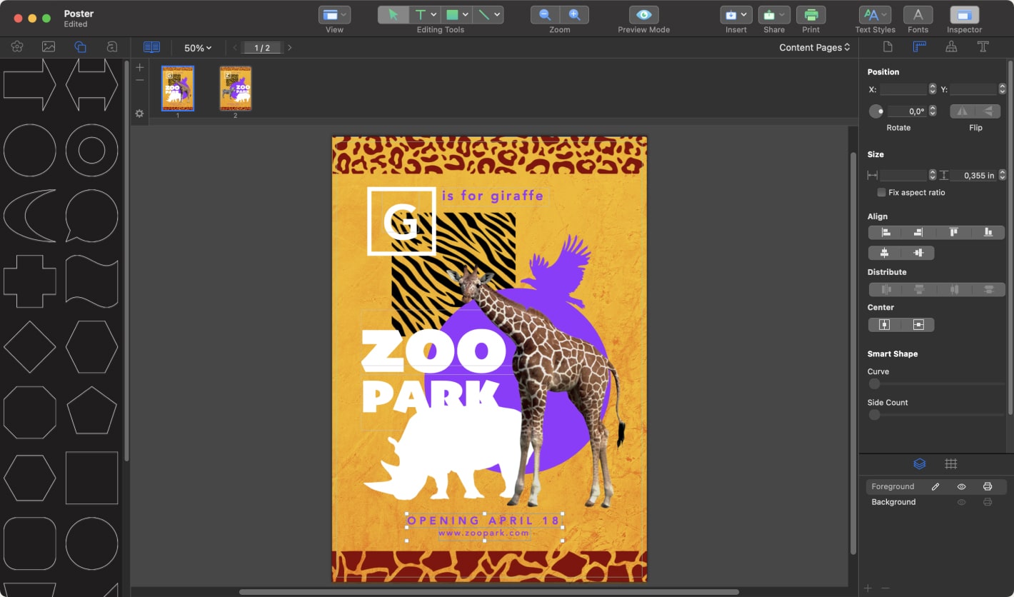 Designing a Poster for Your Event on Your Mac | Swift Publisher Tutorial