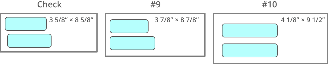 Envelope Styles and Sizes | Swift Publisher