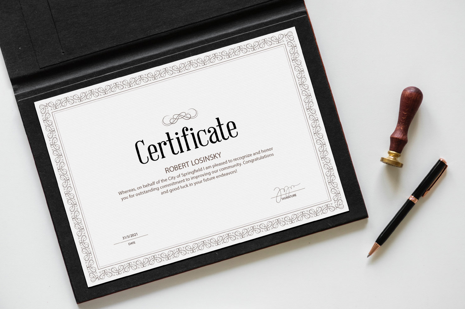 Design and Edit Printable Certificates | Swift Publisher for Mac