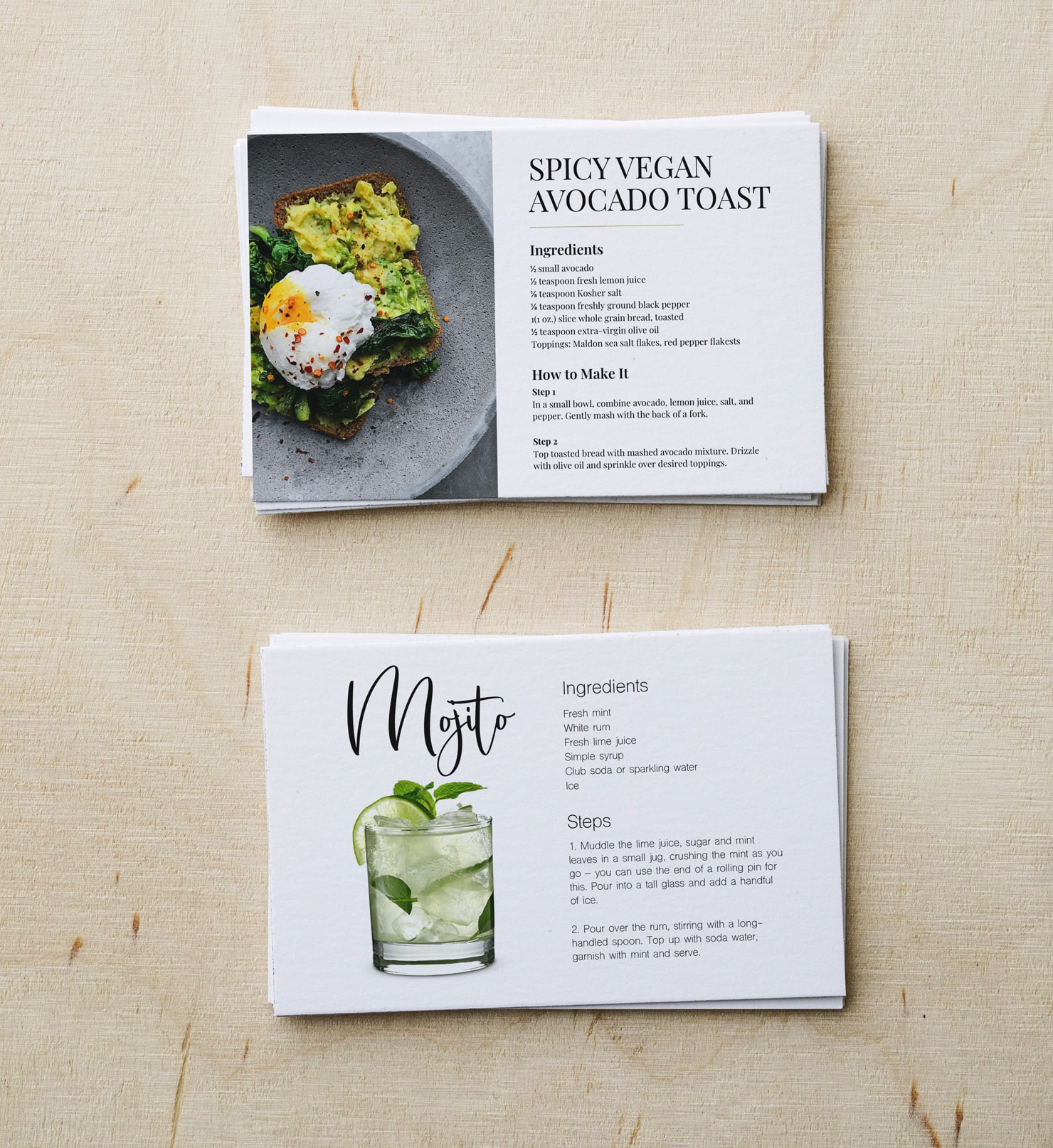How to Design and Print DIY Recipe Cards on Your Mac | Swift Publisher