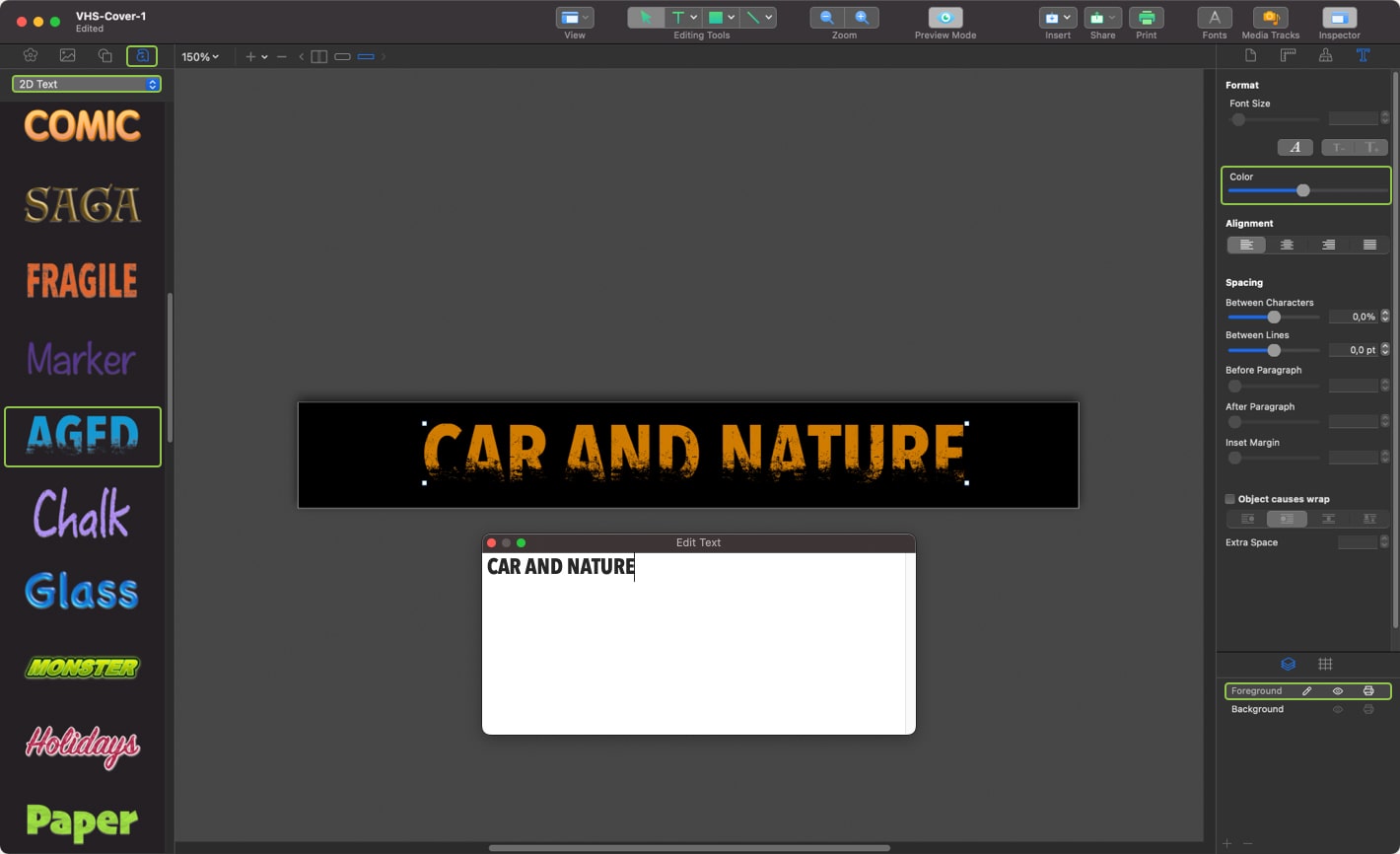 How to Design VHS Cassette Covers | Swift Publisher for Mac