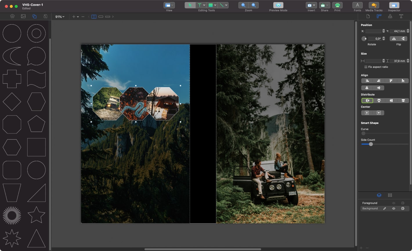 How to Design VHS Cassette Covers | Swift Publisher for Mac