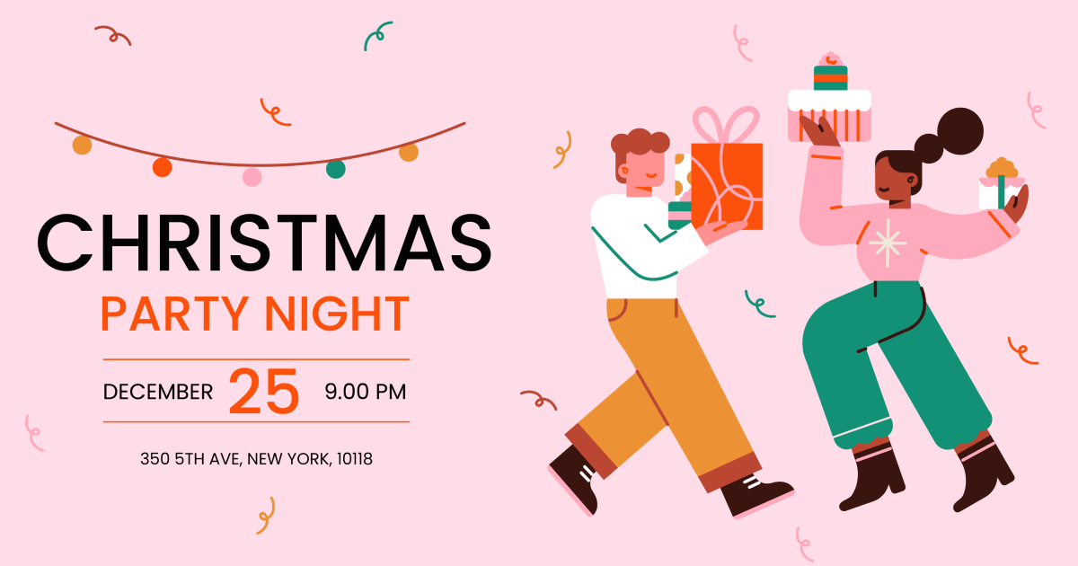 Designing Festive Christmas Party Invitations: Guide to Fonts, Colors ...