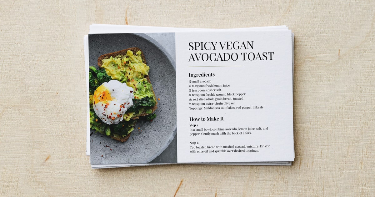 How to Design and Print DIY Recipe Cards on Your Mac | Swift Publisher